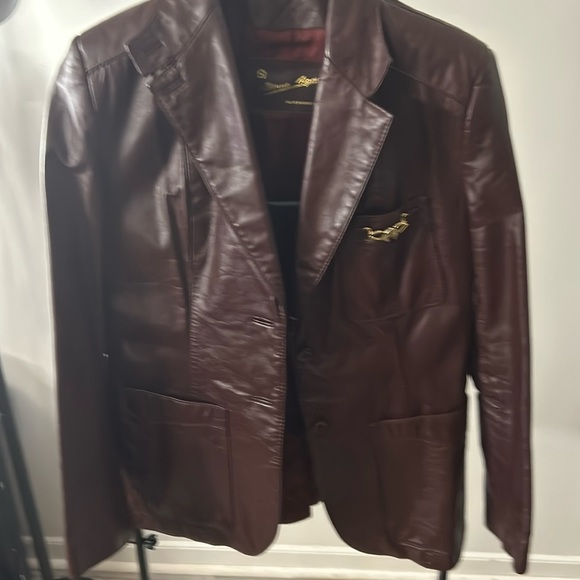 Eitenne Aigner | Jackets & Coats | Vintage Etinne Aigner Leather Jacket ...